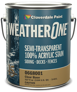 Weather One® Semi-Transparent Stain - Rodda Paint